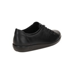 Ecco Schn&uuml;rschuh 'Ecco Soft 2 Schuhe schwarz uni Schn&uuml;rer 206503' Damen Gr&ouml;&szlig;e 39 schwarz