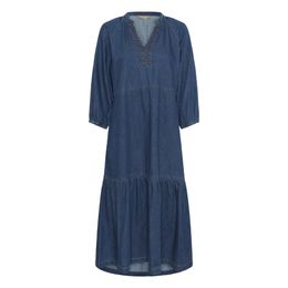 Culture Kleid 'Lava' Damen Gr&ouml;&szlig;e 42 blue denim Sommerkleid