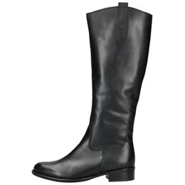 Gabor Damen Stiefel "Gabor Stiefel Glattleder", Gr. 38,5, schwarz, Glattleder, Schuhe
