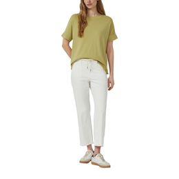 s.Oliver Damen 7/8-Jeans "Style Karolin", wei&szlig;, Gr. 42, unifarben, Denim/Jeans, Obermaterial: 98% Baumwolle, 2% Elasthan, Jeans, mit Kordelzug und