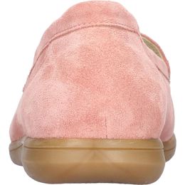 Waldl&auml;ufer WALDL&Auml;UFER Damen Mokassin "H-WANDA", Gr. 6melone, Veloursleder, unifarben, Schuhe, Slipper, Schlupfschuh, Halbschuh in Komfortweite H (= sehr weit)