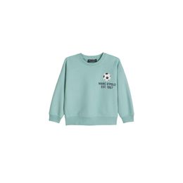 Marc O'Polo Marc O'polo Sweatshirt Jungen Gr&ouml;&szlig;e 116/122 dunkelblau / mint / wei&szlig;