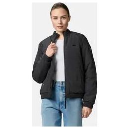 Bomberjacke Ragwear "Chenna Warm YOUMODO", Damen, Gr. XL (42), schwarz, Obermaterial: 100% Nylon. Innenfutter: 100% Polyester. Wattierung: 100% Polyester, loose fit h&uuml;ftbedeckend, &Auml;rmel ohne &Auml;rmelschlitz Rippb&uuml;ndchen, Jacken Bomberjacke, Warme Pufferjacke mit elastischen B&uuml;ndchen