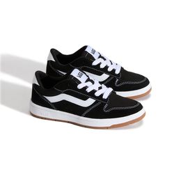 Sneaker Vans "Ryland LS", Kinder, Gr. 36,5, schwarz, wei&szlig;, Leder, Schuhe Sneaker