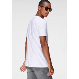 Ellesse Herren T-Shirt "SL PRADO TEE", wei&szlig;, Gr. XS, Obermaterial: 100% Baumwolle, Shirts, mit Logodruck, Kurzarm, schmale Basic-Passform, h&uuml;ftlange