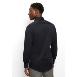 OLYMP Herren Langarmhemd "Level Five"schwarz, Gr. 42, unifarben, Web, Obermaterial: 97% Baumwolle, 3% Elastolefin, Hemden, Businesshemd, unifarben,