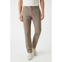 Anzughose Selected "SLH175-SLIM ROBERT FLEX PANTS NOOS", Herren, Gr. 33, L&auml;nge 34, sand, Web, Obermaterial: 67% Polyester, 29% Viskose, 4% Elasthan, unifarben, slim fit kn&ouml;chellang, Hosen Anzughose