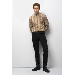 MEYER Herren Chinos "M5 Five 9-6106"schwarz, Gr. 38, unifarben, 97% Baumwolle, 3% Elasthan, Hosen, in Premium Satin M5 Serie