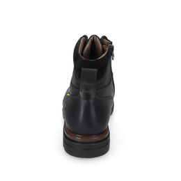 Camel Active Herren Winterboots, Gr. 41, schwarz, Leder, Schuhe, Schn&uuml;rstiefel mit Profilsohle und Warmfutter