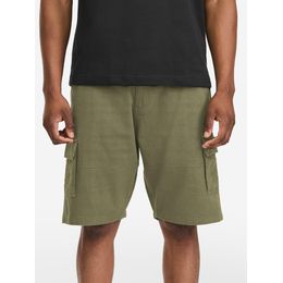 Lonsdale Herren Cargoshorts "BALRATH"olive, schwarz, Gr. XXXL, Obermaterial: 100% Baumwolle, Hosen, aus Baumwolle, mit Eingrifftaschen, Cargotaschen