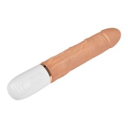 Realistischer Vibrator mit Sto&szlig;funktion, 25,5 cm