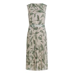 BETTY & CO BETTY & CO Damen Chiffonkleid "Damen mit Plissee"nature, gr&uuml;n, Gr. 40, Obermaterial: 100% Polyester, Kleider