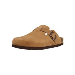 Slipper CRUZ "Corwin", Herren, Gr. 37, braun, Rindsleder, Schuhe Slipper, aus atmungsaktivem Material