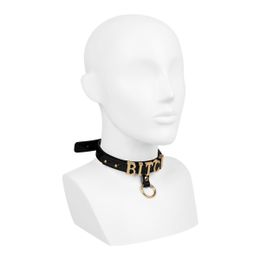 EIS Bitch Halsband im Lederlook