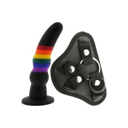 dreamtoys Strap On Solid Dildo, 18 cm