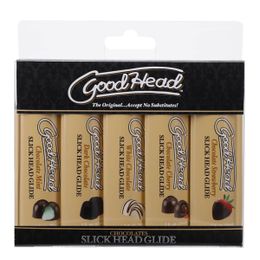 GoodHead - Slick Head Glide Chocolates - 5 Pack, 5 x 29 ml