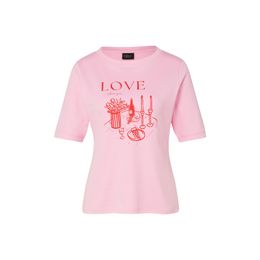 s.Oliver BLACK LABEL T-Shirt Damen Gr&ouml;&szlig;e XL hellpink / blutrot