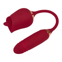 2-in-1 Vibrator Ooh Lala Lick, 30 cm