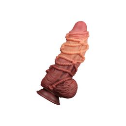Lovetoy Double Layered Nature Cock, 24 cm
