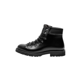 Henry Stevens Herren Schn&uuml;rboots "Barkley HB3", Gr. 41,5, schwarz, Kalbsleder, Schuhe