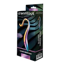 dreamtoys Glamour Glass - Elegant Curved Dildo, 18 cm