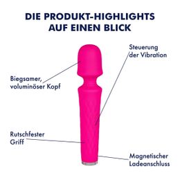 EIS Wiederaufladbarer Massager, 21 cm