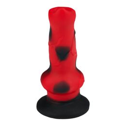 Monster-Vibrator aus Silikon, 18,5 cm