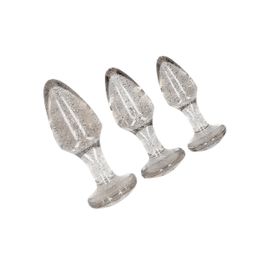 Ouch! Glitter Butt Plug Set, 3-teilig