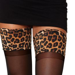 Dreamgirl Stockings mit Leoprint