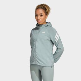 Laufjacke adidas Performance "ADI365 ICONIC", Damen, Gr. L, wonder sage, Obermaterial: 100% Polyester, Jacken