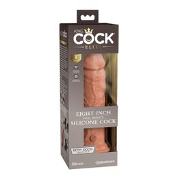 8 Inch Dual Density Silicone Cock, 22 cm