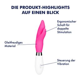 EIS Aufregender Vibrator aus Silikon, 22 cm