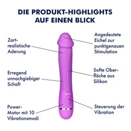 EIS Naturvibrator aus Silikon, 23,5 cm