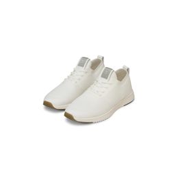 Marc O'Polo Sneaker MARC O'POLO "aus recyceltem Polyester", Herren, Gr. 40, wei&szlig;, Obermaterial: 100% Polyester, unifarben, Schuhe Sneaker