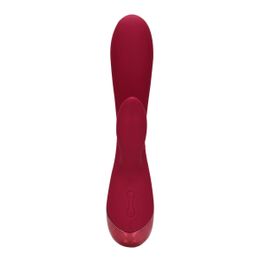 Smooth Silicone Rabbit Vibrator, 20 cm