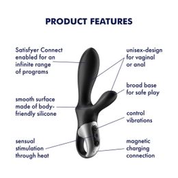 Satisfyer Heat Climax+ Connect App, 20,5 cm