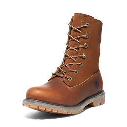 Timberland Damen Winterboots "Timberland AUTHENTICMID WARM LINED WATERPROOF BOOT", Gr. 38schwarz braun, Leder, Schuhe, Snowboots, Winterstiefel,