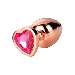 Large Rose Gold Plug, 9,5 cm