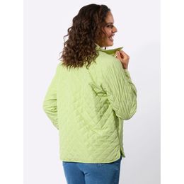 Casual Looks Damen Blusenjacke, gr&uuml;n, Gr. 40, 100% Polyester, Wattierung:100% Polyester, Jacken