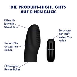 EIS Silikon-Fingervibrator, 7,5 cm