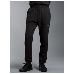 TRIGEMA Herren Sweathose "TRIGEMA Jogginghose aus Biobaumwolle", schwarz, Basic, Gr. M, Sweatware, 75% Baumwolle (Biobaumwolle kbA), 25% Baumwolle