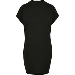 Urban Classics Damen A-Linien-Kleid "Urban Classics Damen Ladies Rainbow Tee Dress", schwarz, Gr. XS, 100% Baumwolle, Kleider