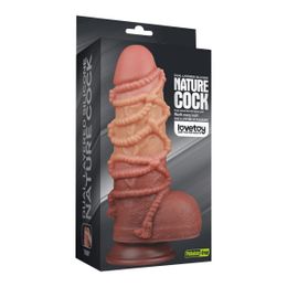 Lovetoy Double Layered Nature Cock, 24 cm