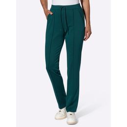 Classic Basics Damen Webhose, blau, Gr. 28, unifarben, 76% Polyester, 20% Viskose, 4% Elasthan, Hosen