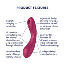 Satisfyer Curvy Trinity 1, 17,5 cm