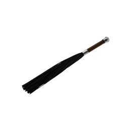 Rimba Suede Flogger With Glass Handle, 58 cm