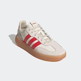 Herren Sneaker "BARREDA DECODE", adidas Sportswear, Gr. 40, wei&szlig;, Leder, Schuhe, inspiriert vom Design des adidas handball spezial