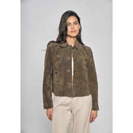Freaky Nation Damen Lederjacke "Velvy-FN", braun, Gr. M, Oberstoff: 100% Leder. Futter: 100% Baumwolle, Jacken