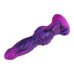 Silikon-Monsterdildo mit Saugfu&szlig;, 23 cm