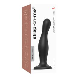 Strap-On-Me Dildo Plug Curvy, - Gr&ouml;&szlig;e L, 16,5 cm